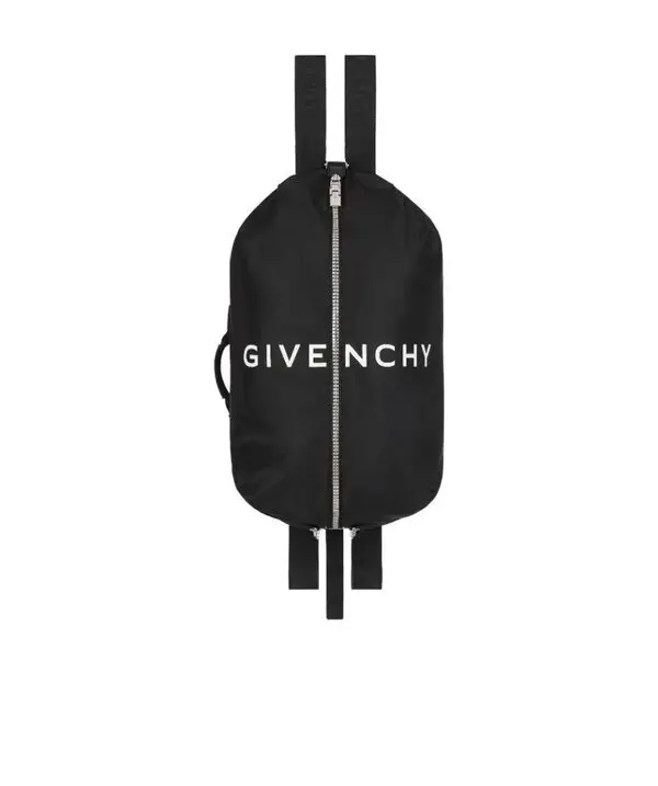 Givenchy G-zip Logo Backpack - Black