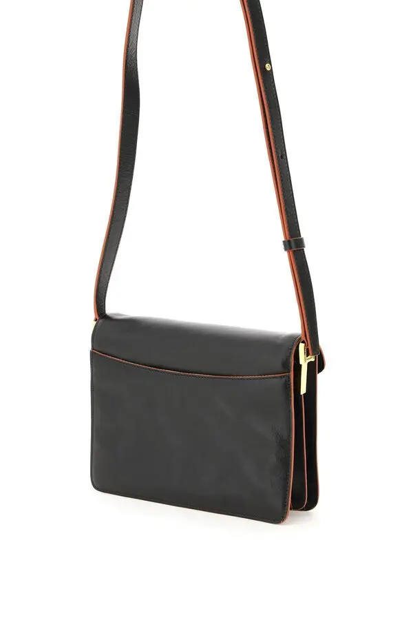 Marni Soft Trunk Medium Shoulder Bag - Black