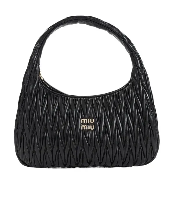 Miu Miu Wander Shoulder Bag - Black