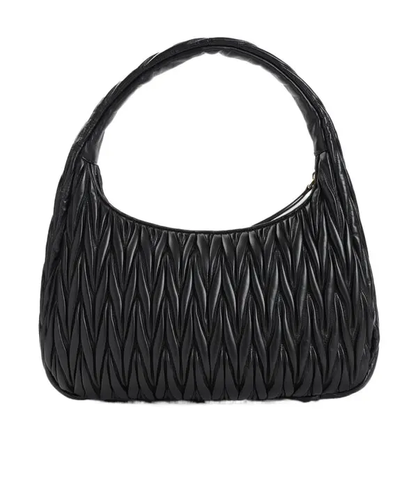 Miu Miu Wander Shoulder Bag - Black