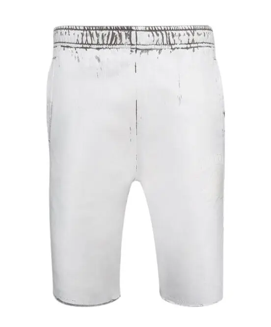 MAISON MARGIELA Two-tone Frayed Shorts - White