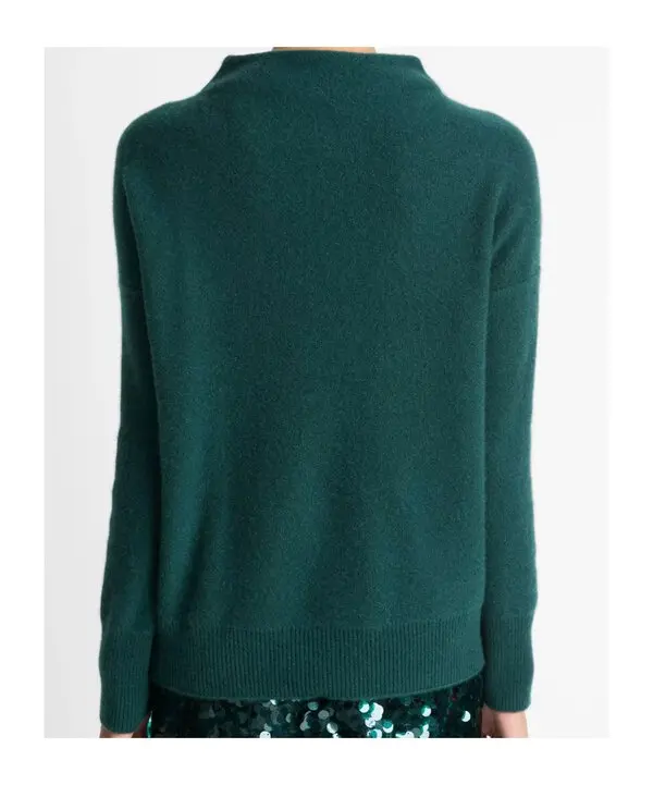 Vince Funnel Neck Sweater With Dropped Shoulders