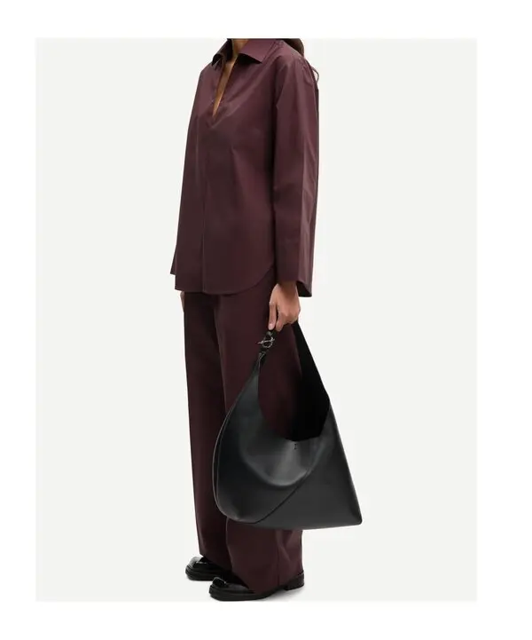 SAMSOE SAMSOE Samsøe Samsøe Sasully V-neck Blouse - Fudge