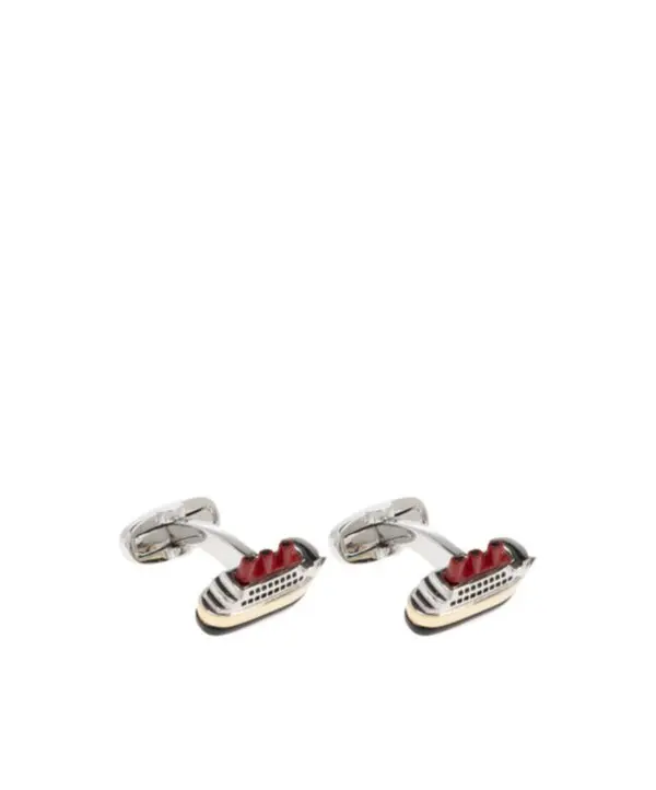 Paul Smith Ship Motif Cufflinks - Gray