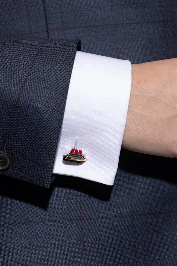 Paul Smith Ship Motif Cufflinks