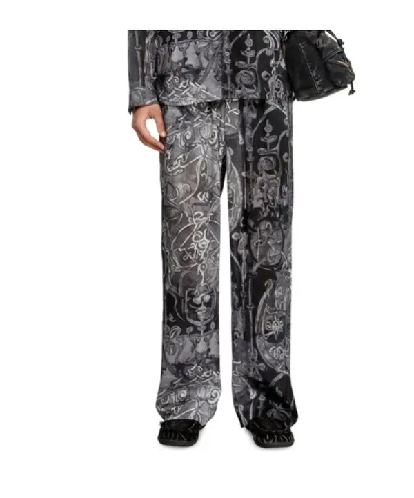 DIESEL® Printed Elastic Waist Casual Pants