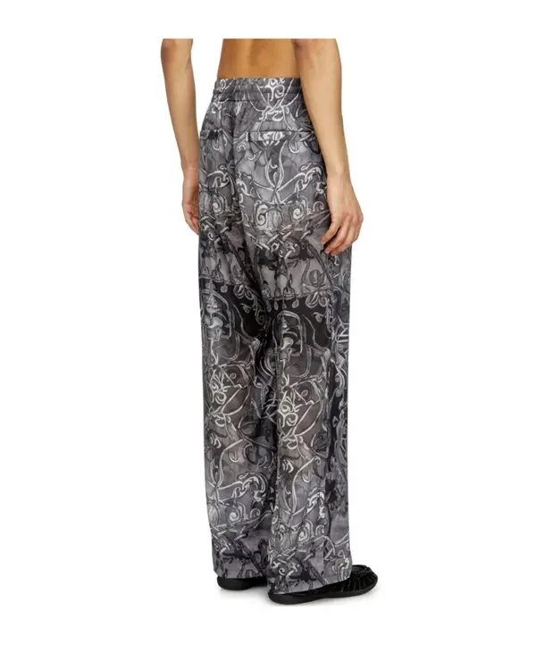 DIESEL® Printed Elastic Waist Casual Pants