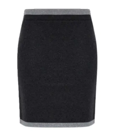 ROTATE BY BIRGER CHRISTENSEN Cotton Mini Skirt - Black