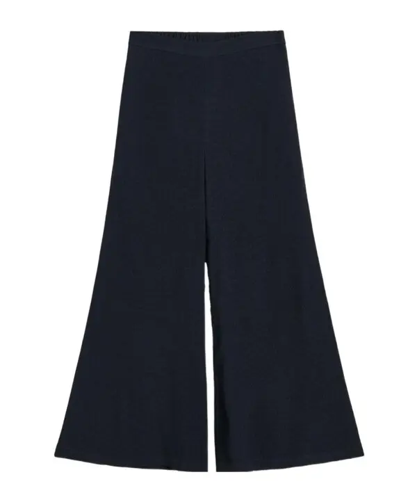 BY MALENE BIRGER Luce Elasticated-waist Wide-leg Trousers - Black