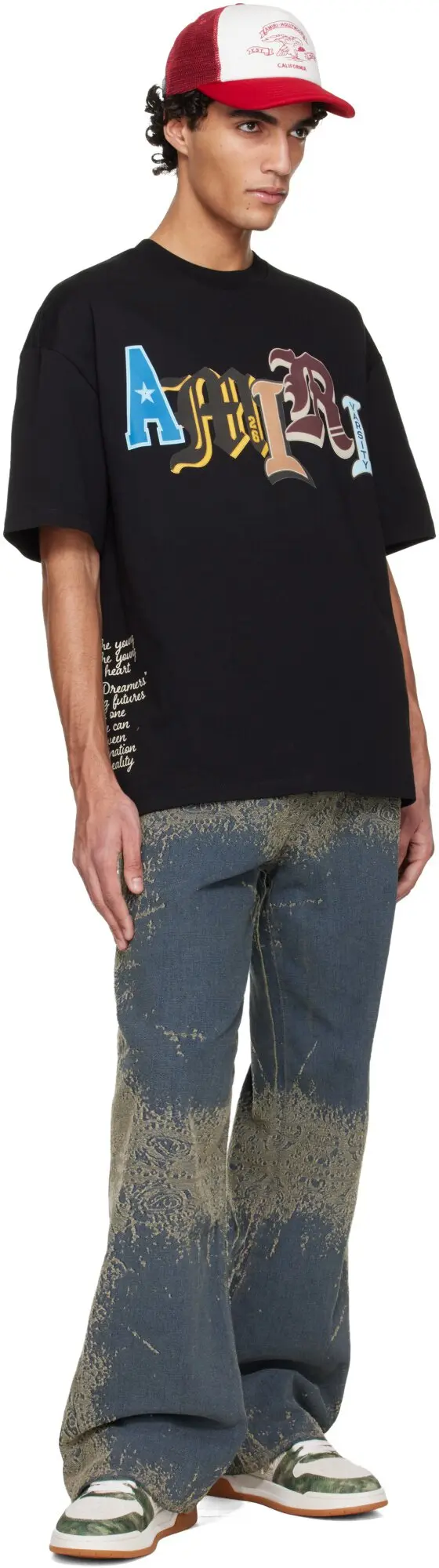 Amiri Crewneck Short-sleeved T-shirt
