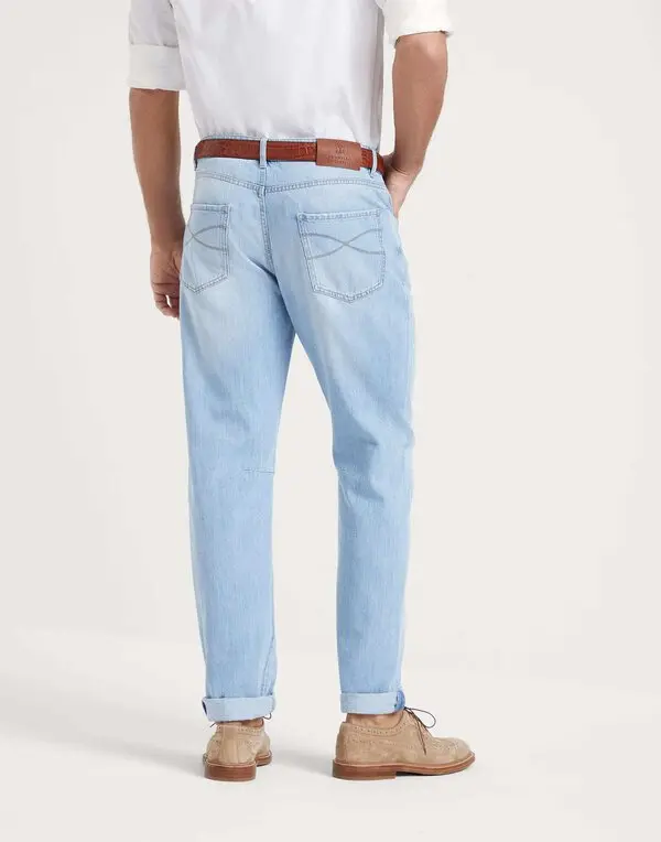 Brunello Cucinelli Straight-leg Jeans - Light Blue