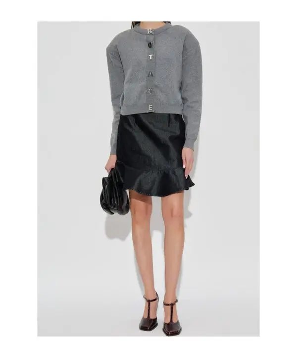 ROTATE BY BIRGER CHRISTENSEN Logo Embellished Cardigan