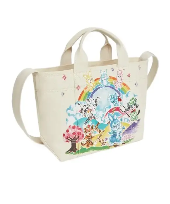 Kenzo Cartoon Small Tote Bag - Off White