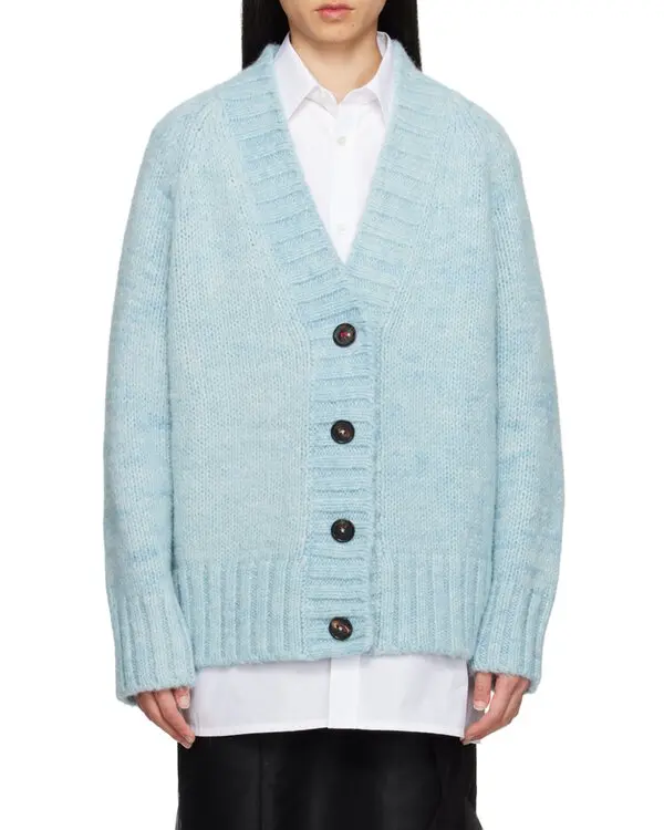 MAISON MARGIELA V-neck Knitted Cardigan