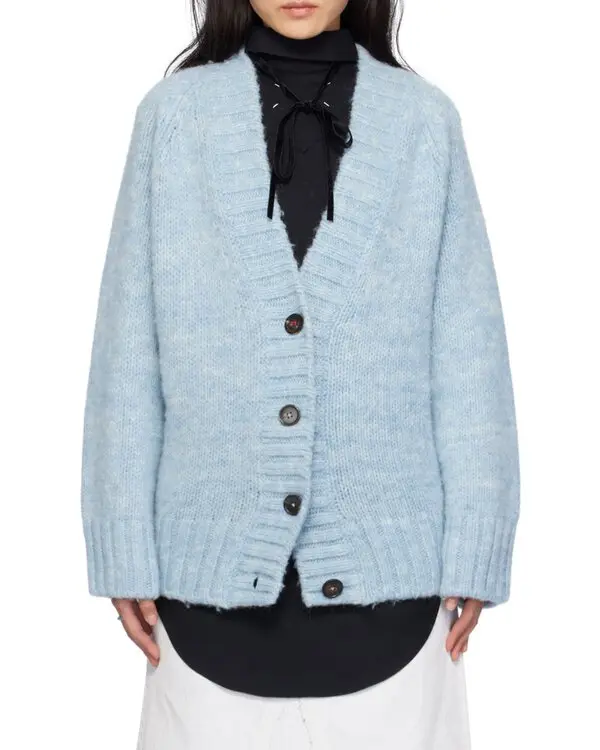 MAISON MARGIELA V-neck Knitted Cardigan