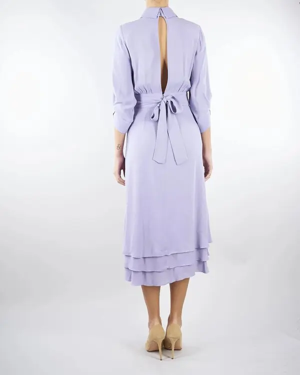 Elisabetta Franchi Ruffled Midi Dress