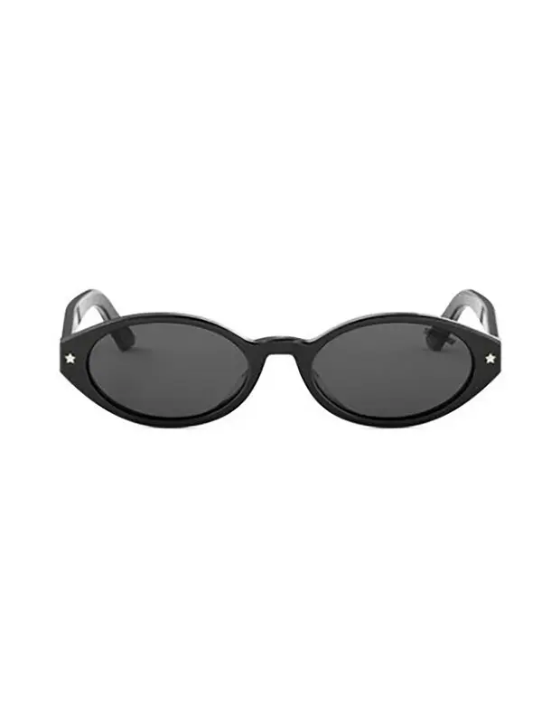 Dior Oval Frame Sunglasses - Black