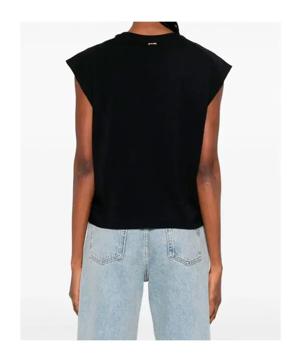 TWINSET Embellished Round Neck Top