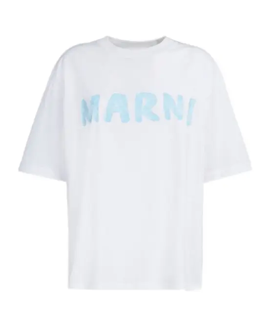 Marni Logo Print Crewneck T-shirt - No