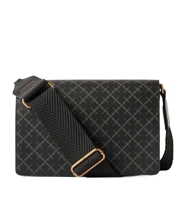 BY MALENE BIRGER Loenna Geometric-pattern Shoulder Bag - Charcoal