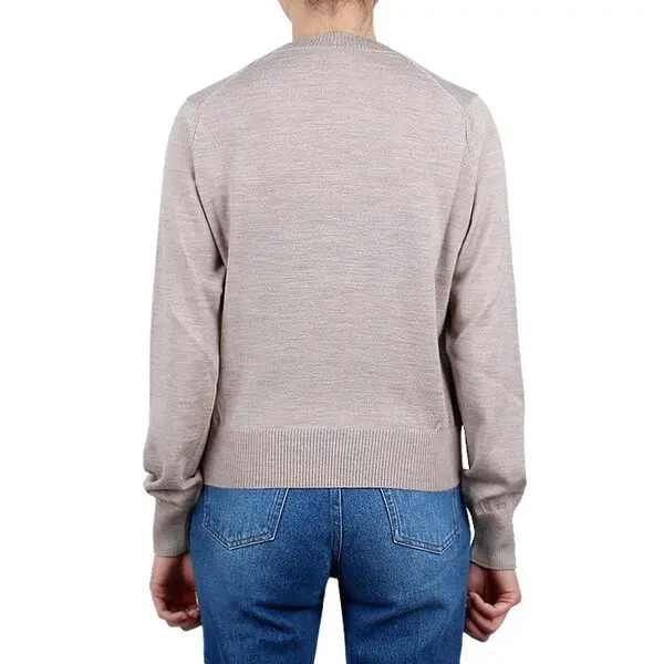 Ami Embroidered Heart Logo Sweater