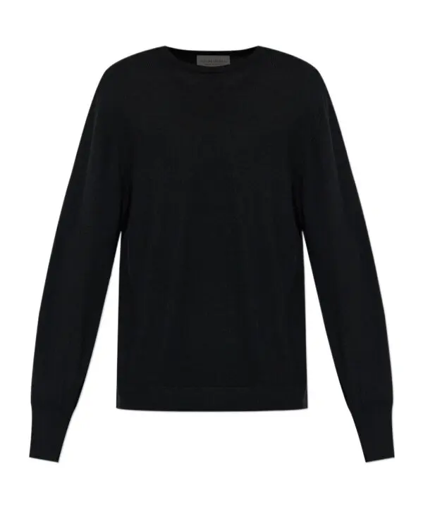 Officine Générale Nina Crew-neck Knitted Sweater - Black