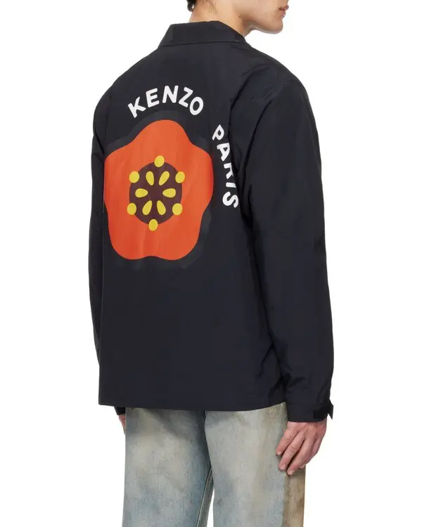 Kenzo Pop Light Coach Jacket With Graphic Print