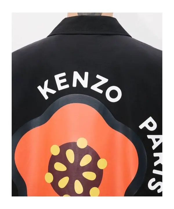 Kenzo Pop Light Coach Jacket With Graphic Print