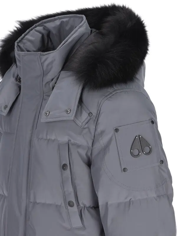 Moose Knuckles Quilted Hooded Down Jacket
