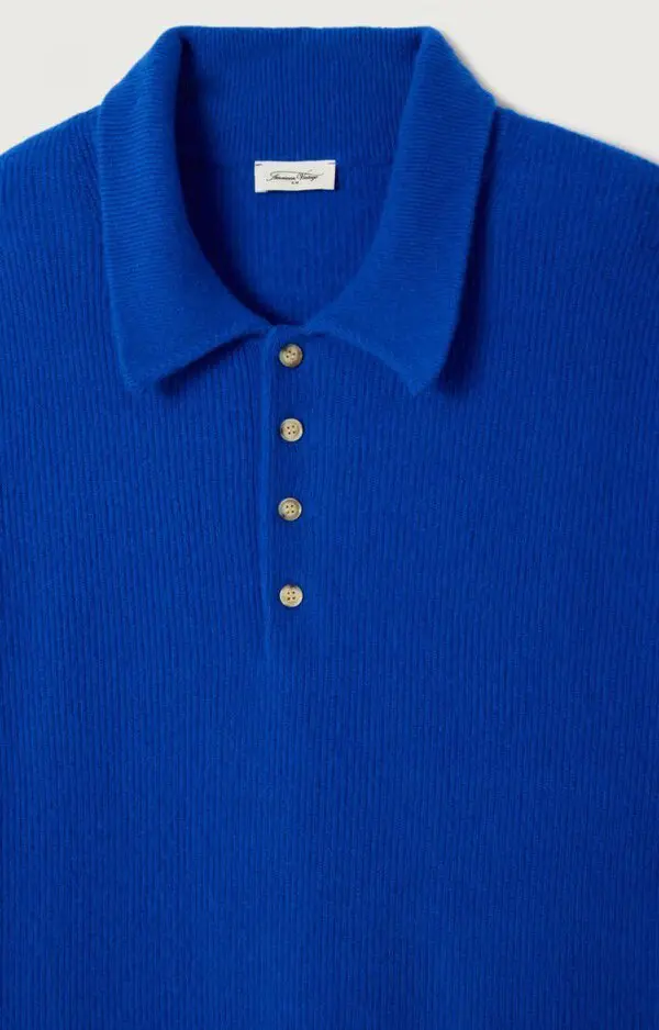 American Vintage Raxow Long Sleeve Polo Neck Sweater