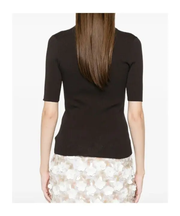 P.a.r.o.s.h Buttoned Knitted Polo Shirt