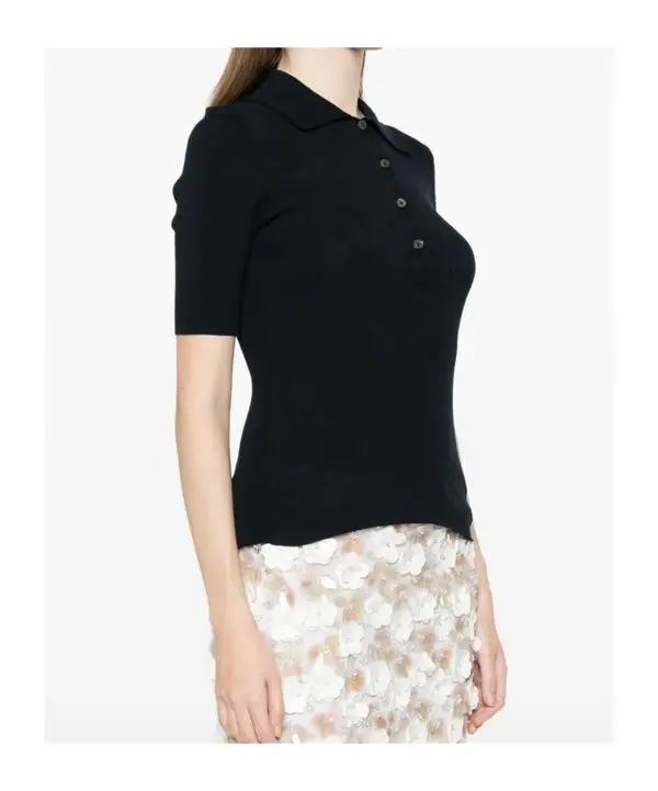 P.a.r.o.s.h Ribbed Polo Top