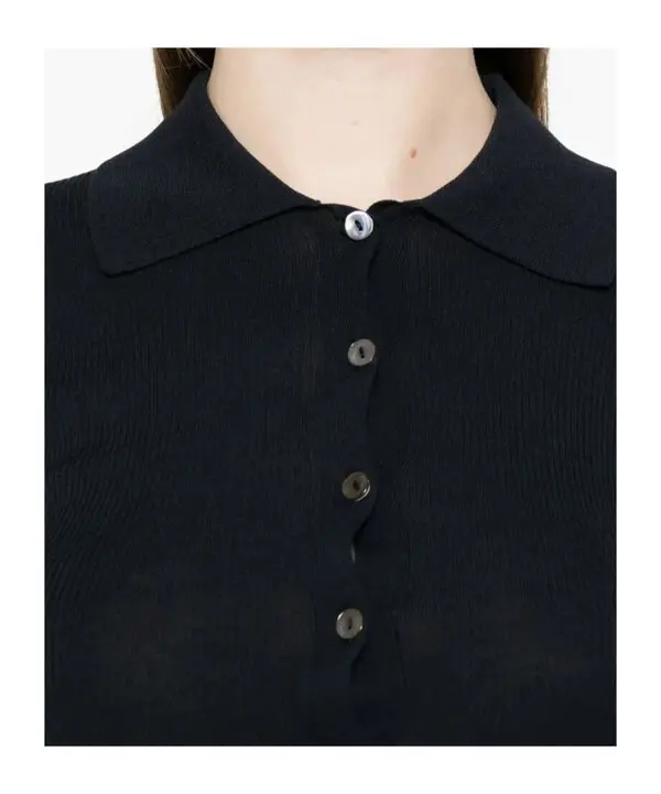 P.a.r.o.s.h Ribbed Polo Top