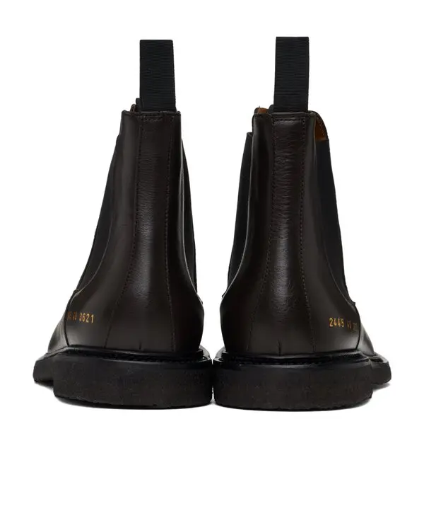 COMMON PROJECTS Chelsea Boots With Elastic Side Stitching