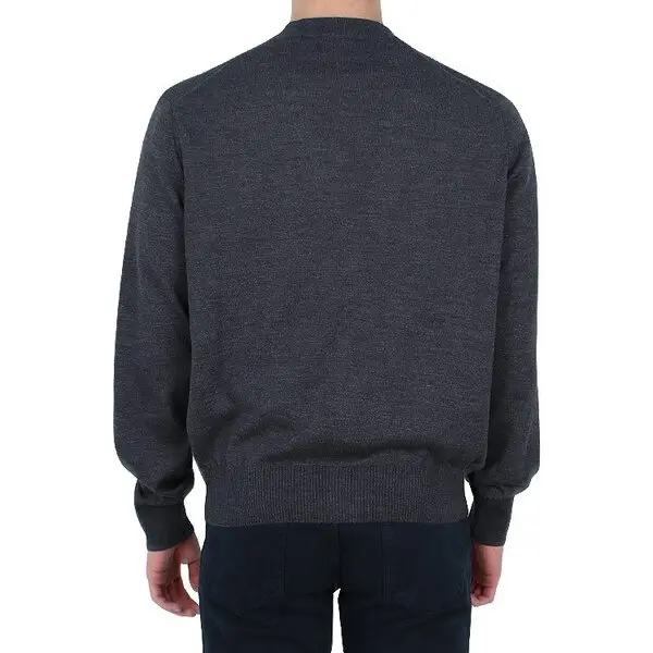 Ami V-neck Cardigan With Embroidered Logo