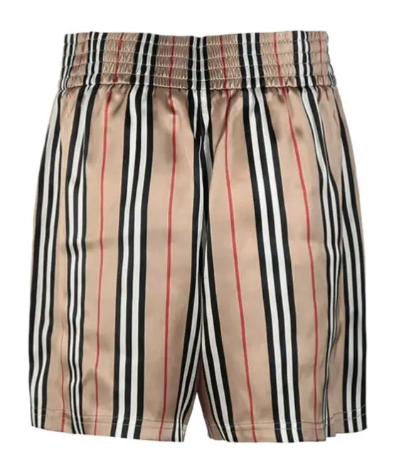 Burberry Striped Elasticated Waistband Shorts