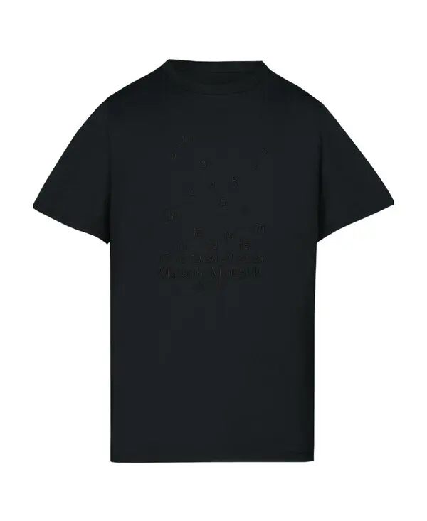 MAISON MARGIELA Graphic-printed Crewneck T-shirt - Black