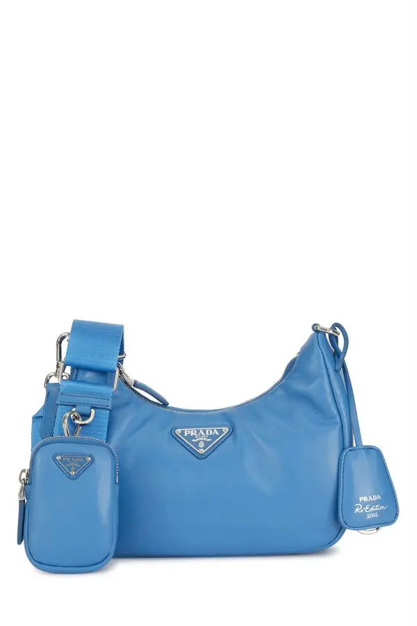 Prada Logo Plaque Chain Shoulder Bag