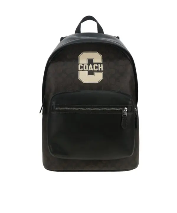 COACH Logo Backpack - Walnut Color