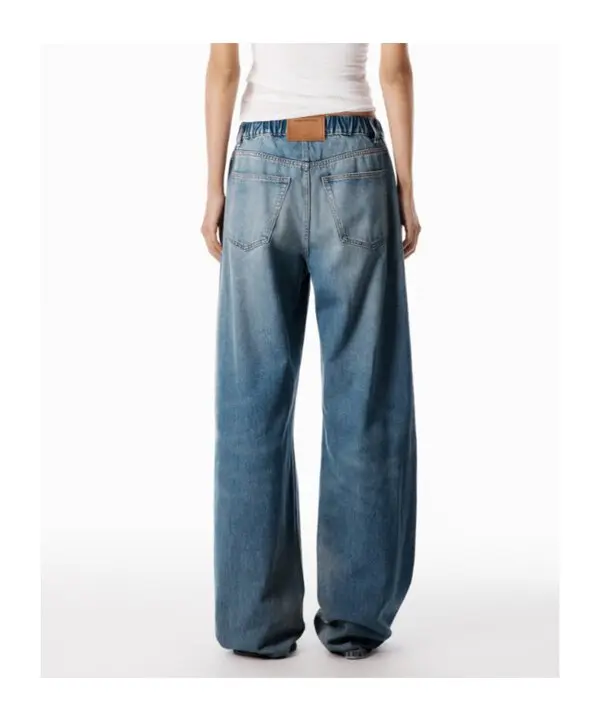 Alexander Wang Drawstring Straight-leg Jeans
