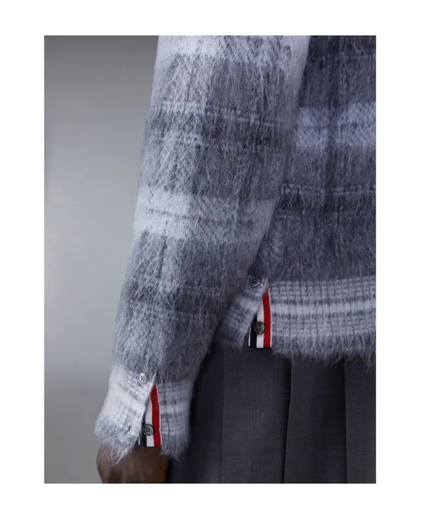 Thom Browne Plaid Crewneck Long-sleeve Jumper