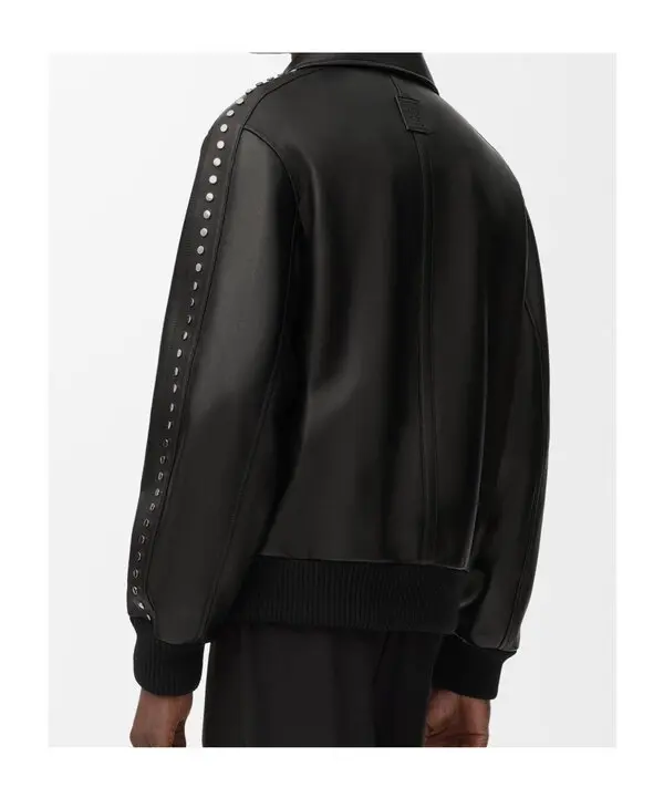 Loewe Stud Embellished Bomber Jacket