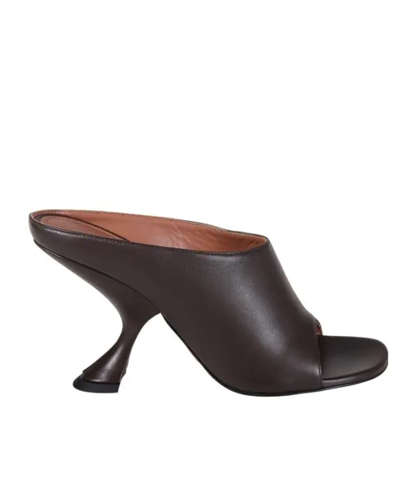Amina Muaddi Taylor" Slipper 90 Nappa