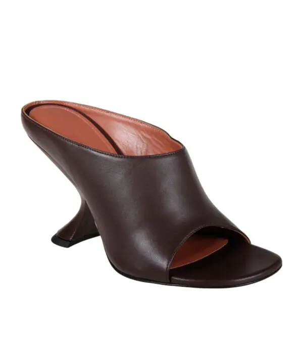 Amina Muaddi Taylor" Slipper 90 Nappa