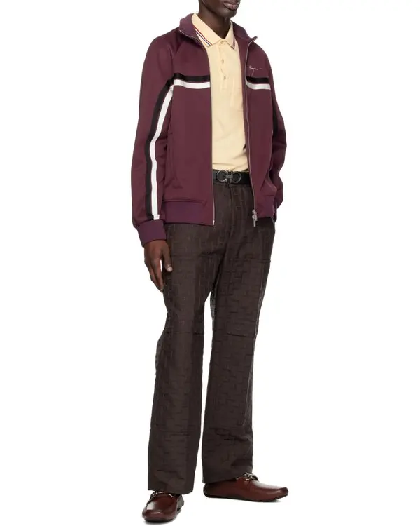 FERRAGAMO Gancio Buckle Loafers - Brown