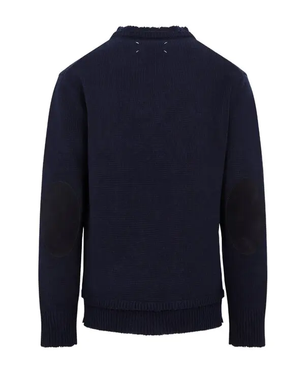MAISON MARGIELA Crewneck Jumper With Ribbed Knit