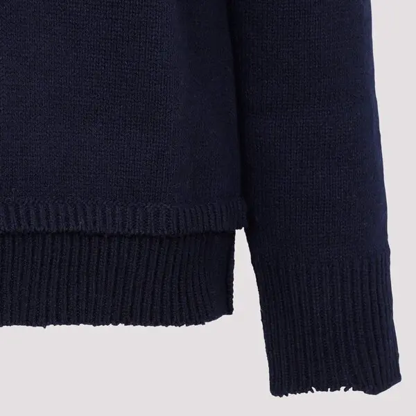 MAISON MARGIELA Crewneck Jumper With Ribbed Knit
