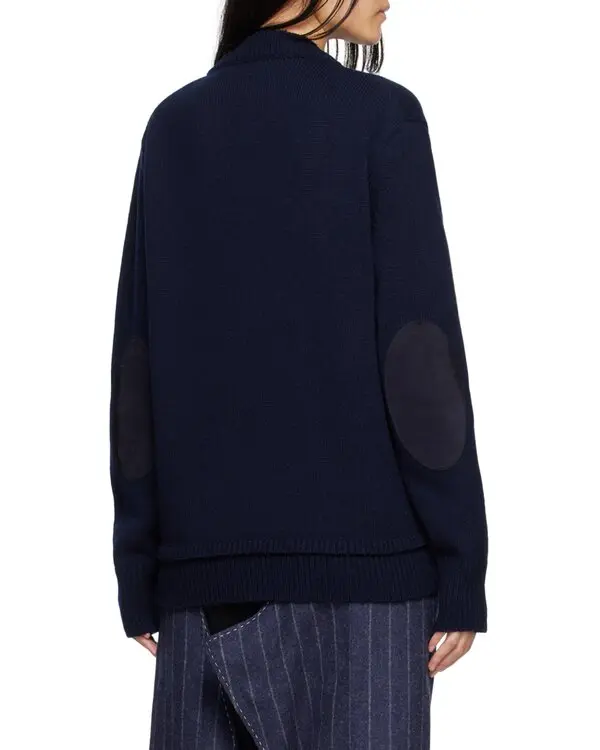 MAISON MARGIELA Crewneck Jumper With Ribbed Knit