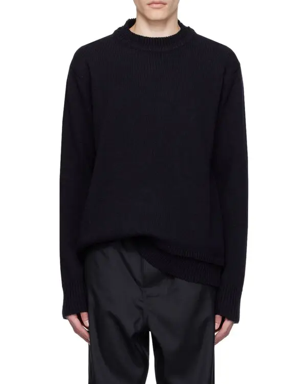 MAISON MARGIELA Crewneck Jumper With Ribbed Knit