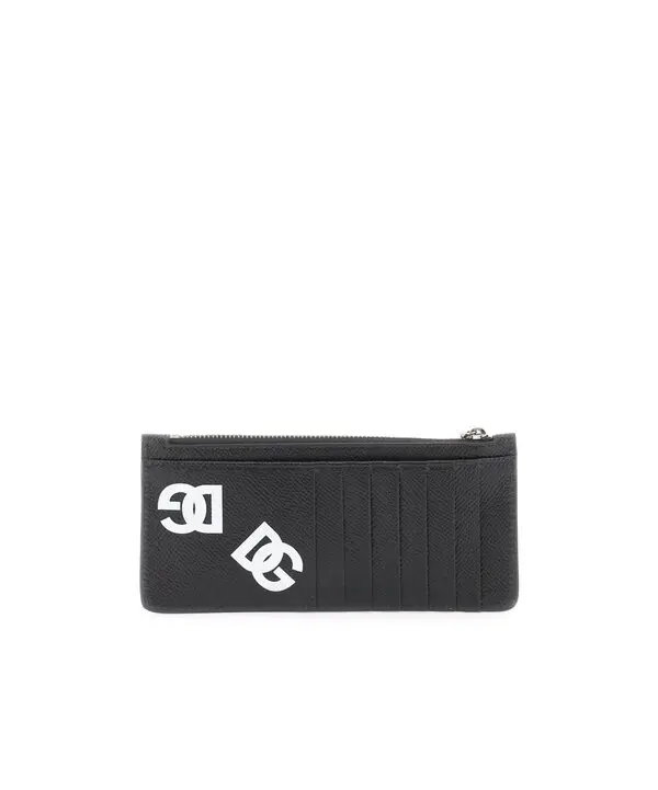Dolce & Gabbana Dolce Gabbana Logo-plaque Zipped Cardholder